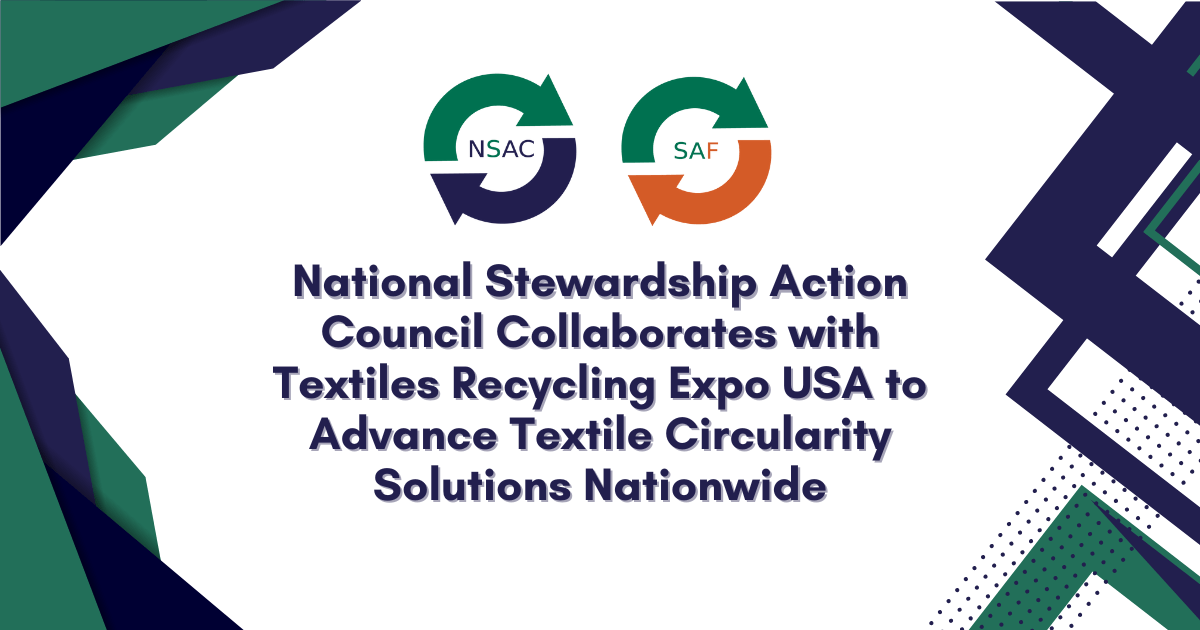 National Stewardship Action Council Collaborates with Textiles ...